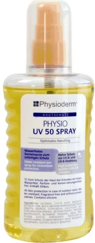 Physio UV 50 Sun Spray, SPF 50 - 200ml | bol.com