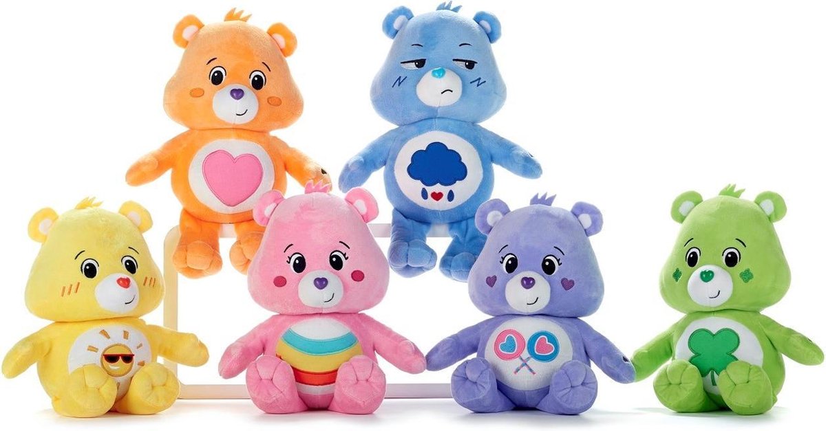 Troetelbeertjes knuffel care bears - Paars - 22 cm | bol.com