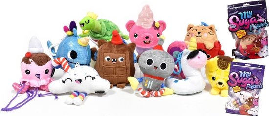 My Sugar Friends kawaii plushies - knuffeltjes met geur - 10 cm | bol.com