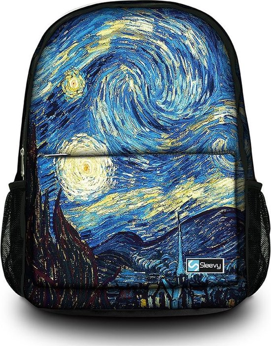 Sleevy rugzak schilderij - schooltas | bol.com