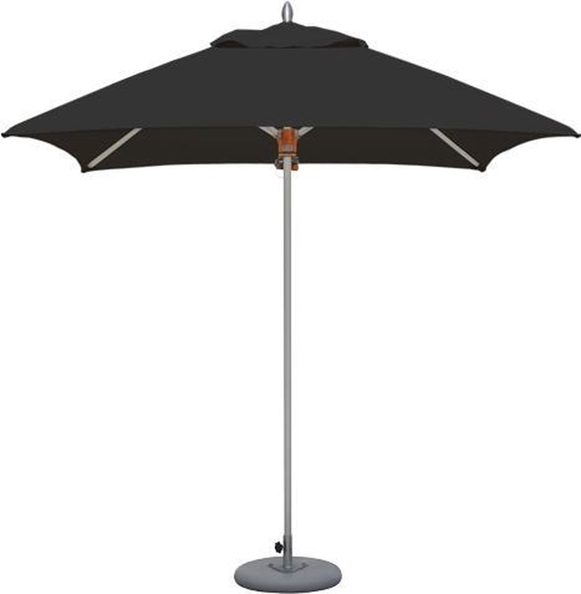 Tradewinds Aluzone Parasol (aluminium) - vierkant 2,2m X 2,2m - grote ...