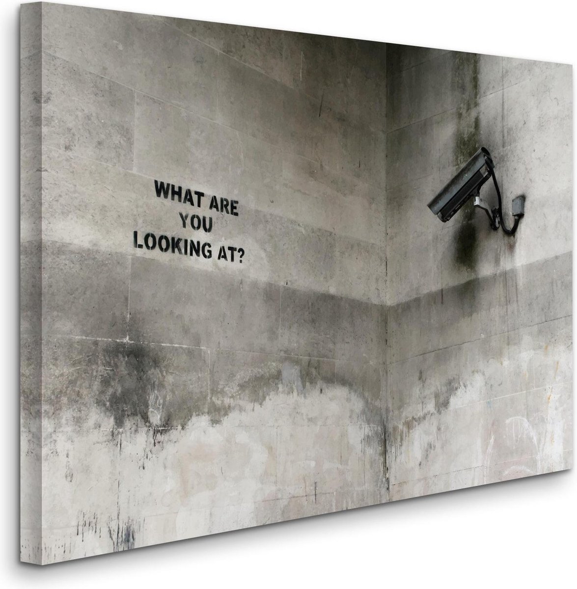 BANKSY Que regardez-vous à la caméra de sécurité Impression sur toile ...