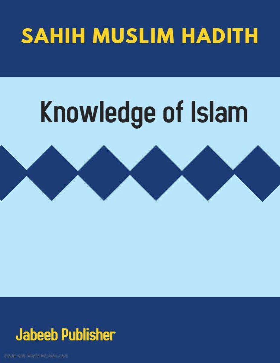 SAHIH MUSLIM HADITH (ebook), Jabeen Publisher | 1230003837658 | Boeken ...