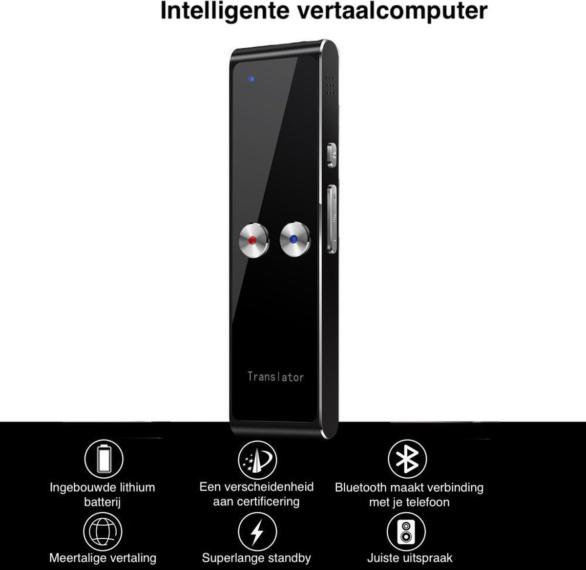 Vertaalcomputer - T8+ - Vertaal Apparaat - Directe Vertaler - 68+ Talen ...
