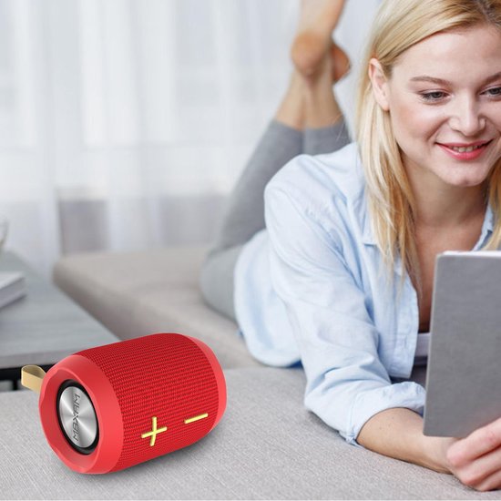 Maxam YX-B103 Draadloze Bluetooth Speaker - Rood | bol.com