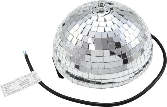 EUROLITE Halve Discobal - Spiegelbol - Discobol 20cm met motor | bol
