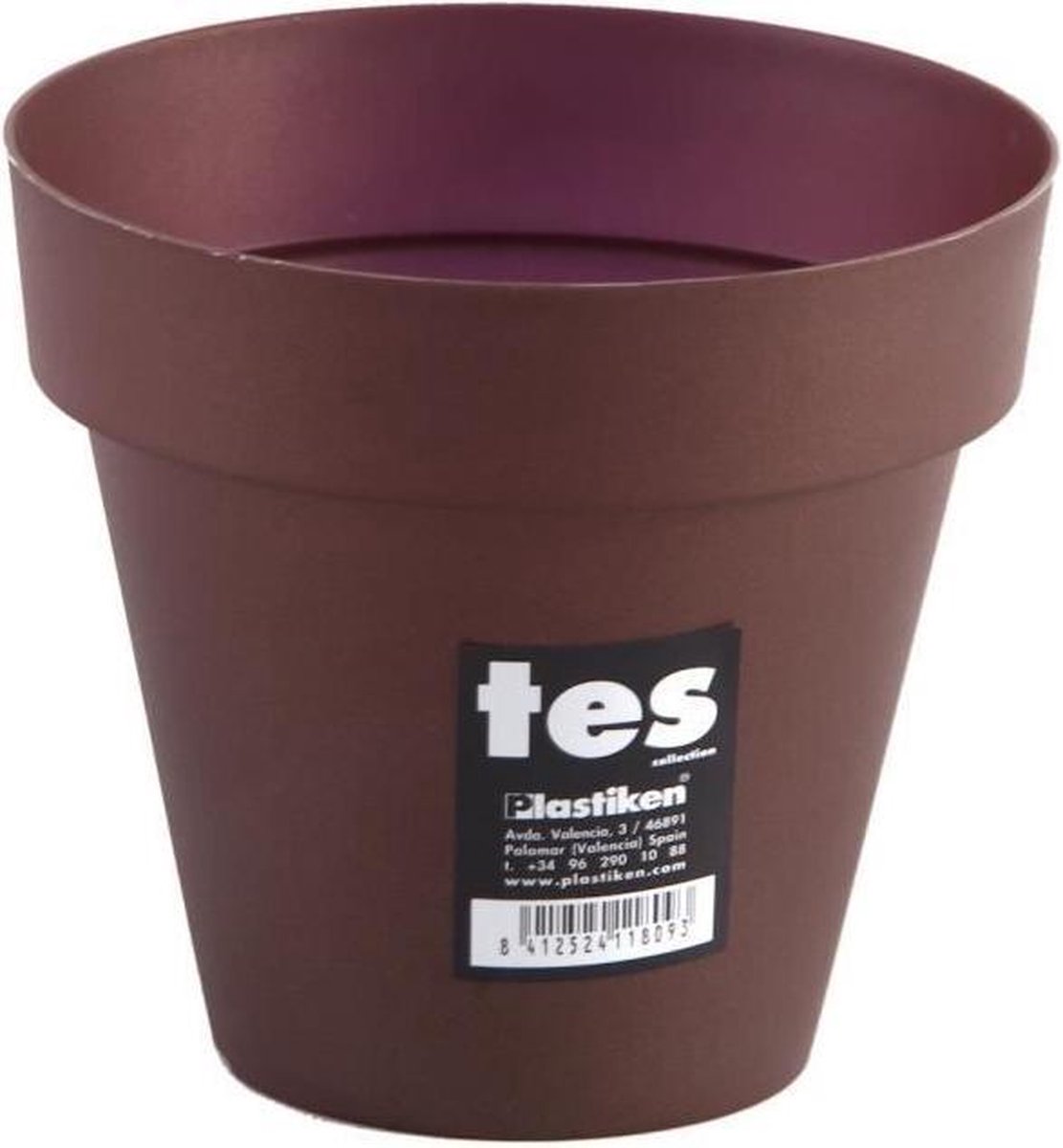 Bloempot Plastiken Brons Polypropyleen (Ø 14 cm) | bol.com