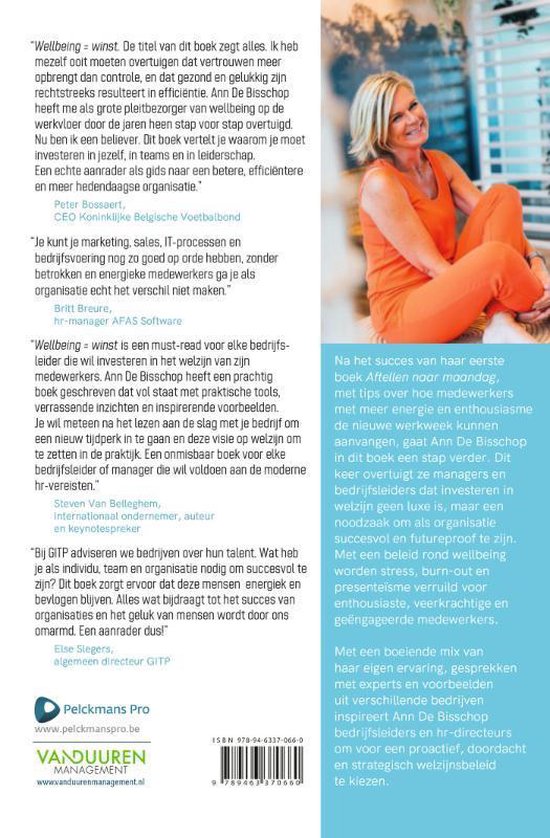 Wellbeing = winst | 9789463370660 | Ann de Bisschop | Boeken | bol