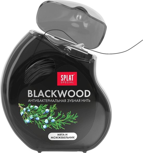 Splat Dental Floss Blackwood - Flosdraad - 30m - Antibacterieel | bol.com
