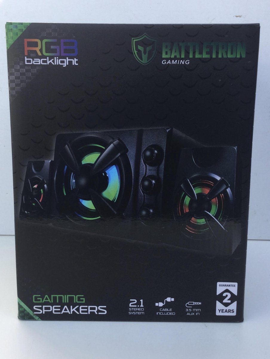Battletron Gaming speaker, met led-verlichting | bol