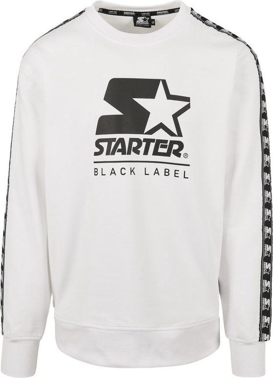 Starter Black Label Hoodie/trui -S- Starter Logo Taped Wit | bol.com