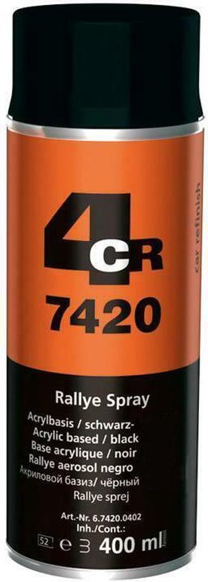 Rally Spray - Auto Spuit Lak - Roestwerend - Mat Zwart | bol