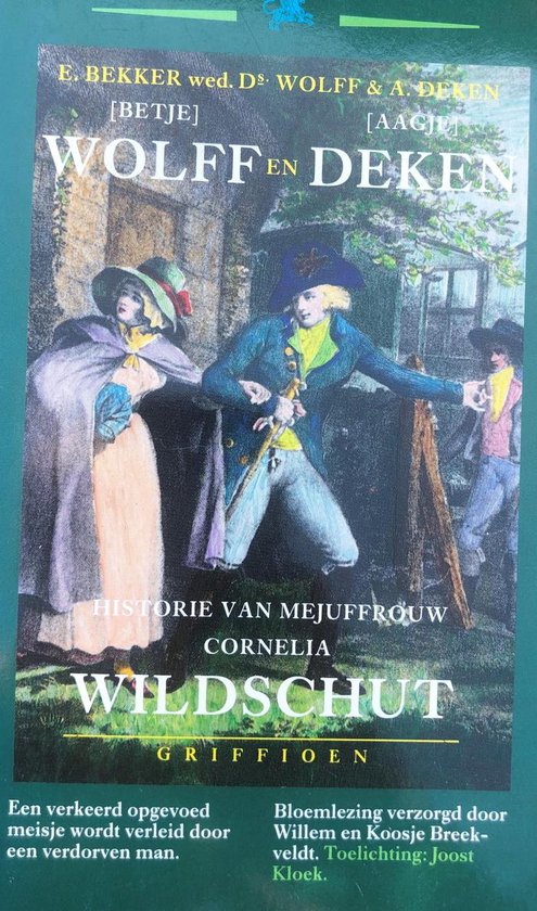 Historie Mejuffrouw Cornelia Wildschut, Betje Wolff | 9789021405759 ...