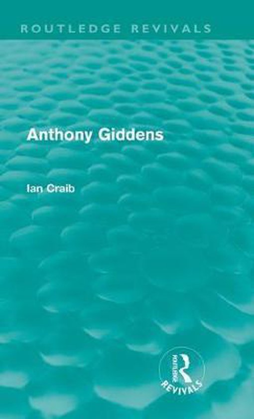 Anthony Giddens | 9780415615952 | Ian Craib | Boeken | bol