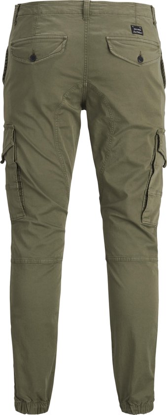 JACK&JONES JPSTPAUL JJFLAKE AKM 542 OLIVE NIGH NOOS Heren Broek - Maat ...
