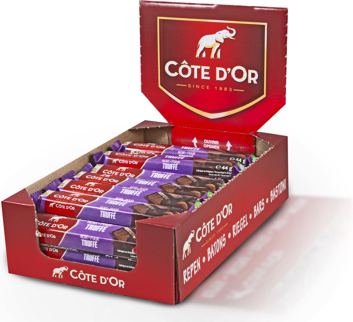 Côte d'Or Chocolade Repen Praliné Truffé - 32 x 44 gram | bol.com
