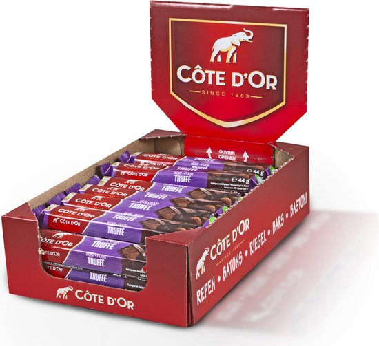 Côte d'Or Chocolade Repen Praliné Truffé - 32 x 44 gram | bol.com