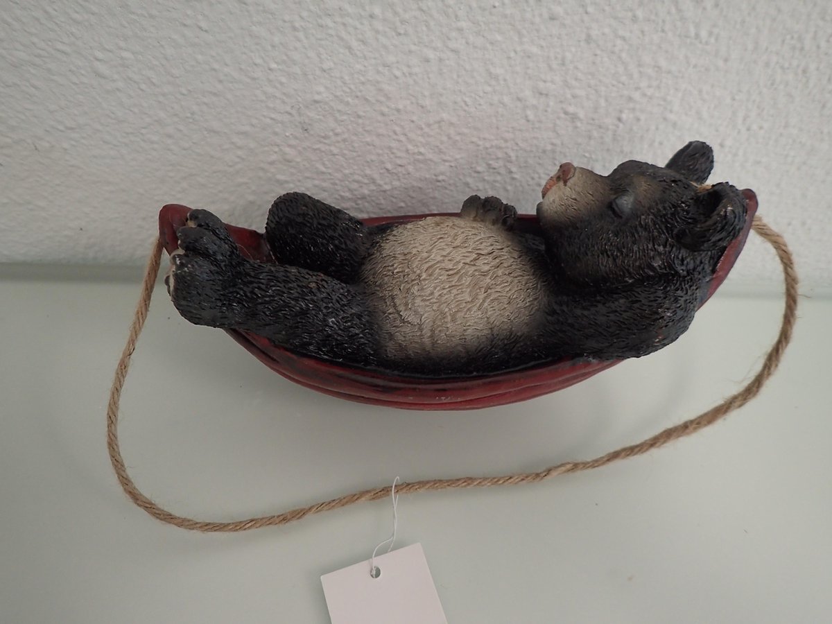 Hangende tuin decoratie slapende beer | bol.com