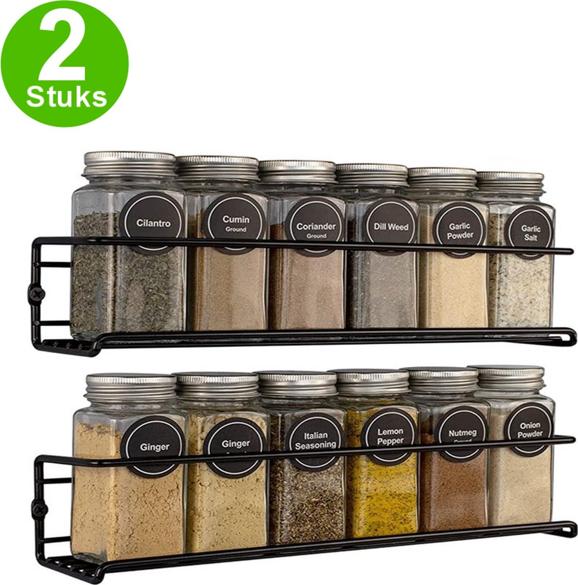 Victox Kruidenrek Ophangbaar - 2 stuks - Hangend Kruidenrek ...