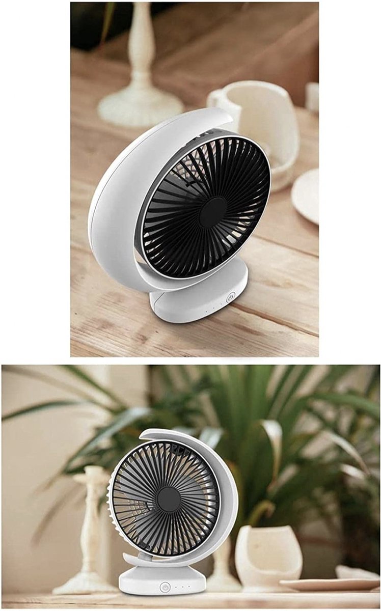 USB Ventilator USB Oplaadbare Luchtcirculatie Ventilator Office Home ...