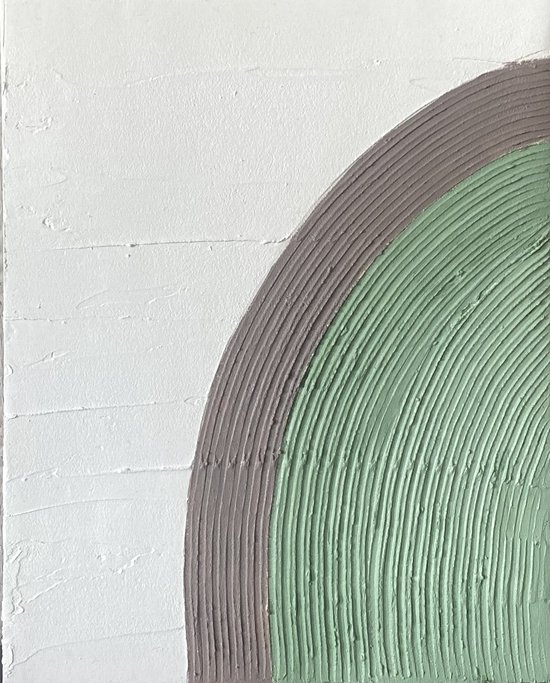 Textuur schilderij - A4 formaat - Gips muur decoratie - | bol.com