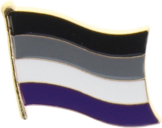 Zac's Alter Ego Pin Set of 6 Heavy Metal Asexual Equality Multicolours ...