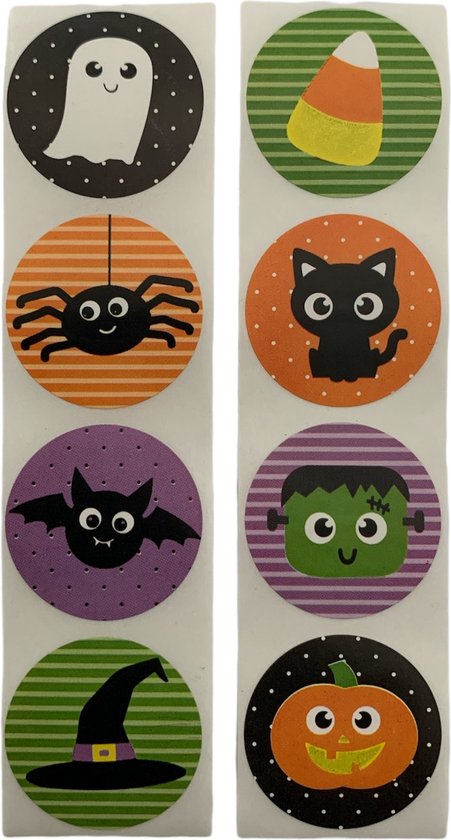 40 Halloween Stickers - 5 stuks per motief -... | bol.com