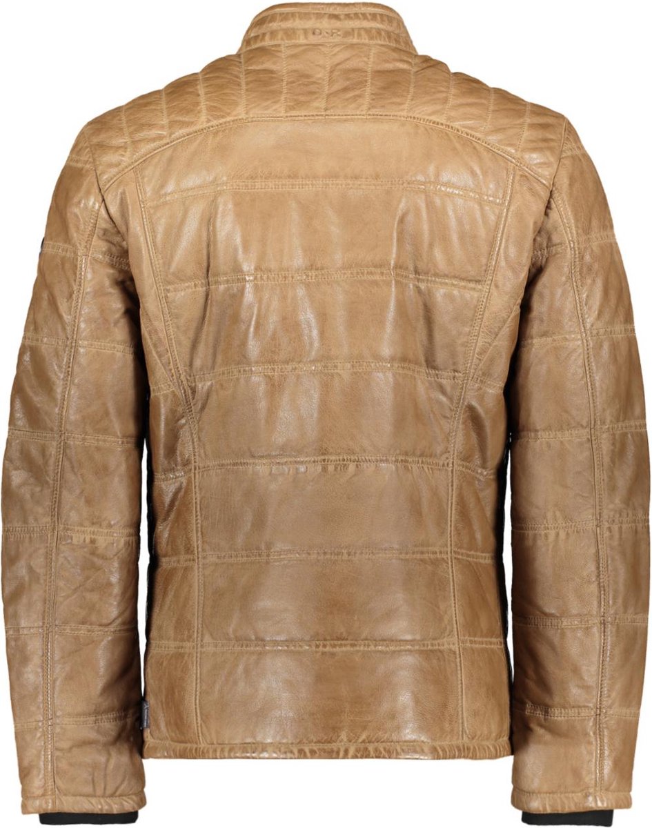Donders Jas Leather Jacket 52302 Caramel Mannen Maat - 60 | bol