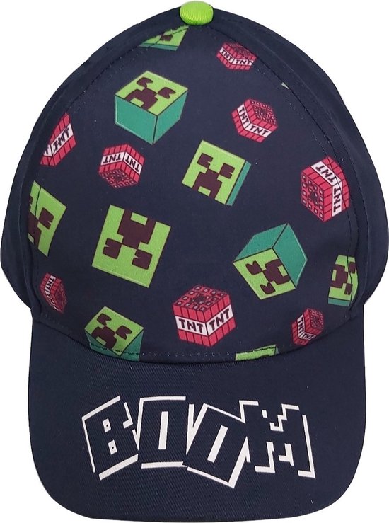 Minecraft TNT Pet - Maat 54 / 6-12+ jaar met makkelijke verstelbare ...