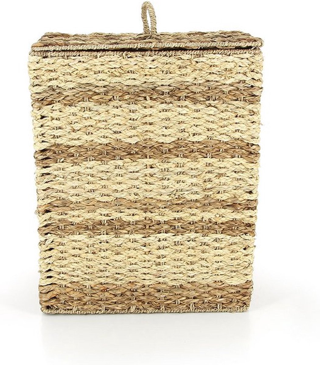 Fair trade - Wasmand NAM - Waterhyacint - Maisbladeren - Wasmand Riet ...