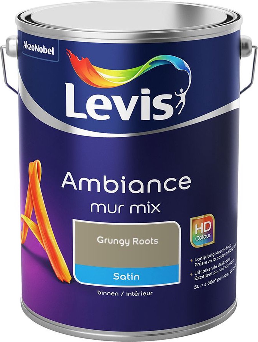 Levis Ambiance Muurverf - Colorfutures 2023 - Satin - Grungy Roots - 5L ...