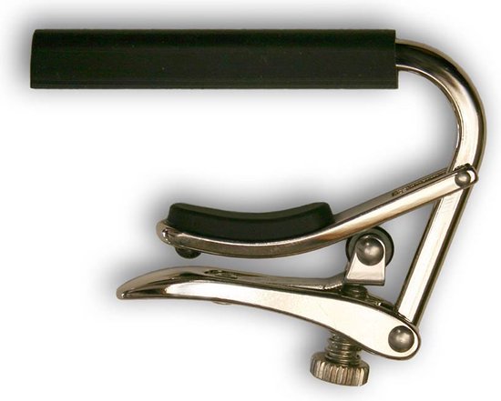 Capo klassieke gitaar Shubb SHC-C2 brede vlakke toets polished Nikkel | bol