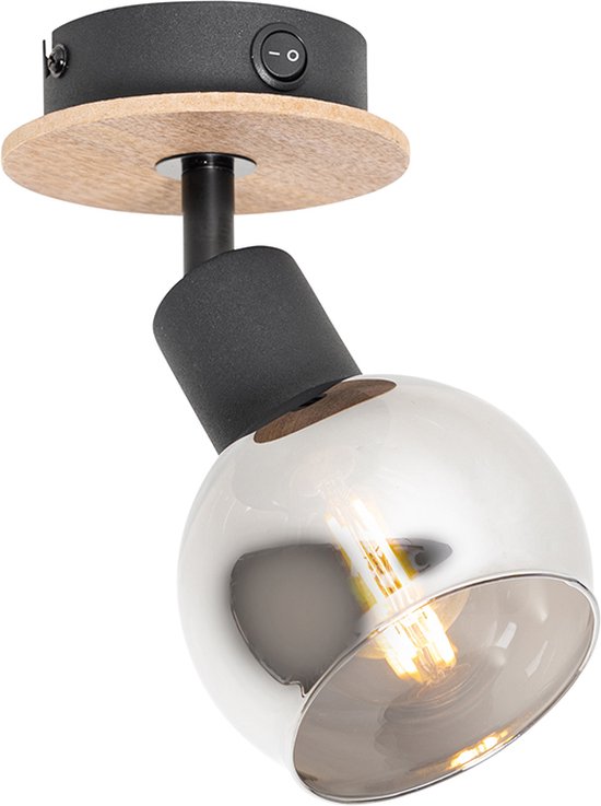 QAZQA vidro - Art Deco Wand en Plafondspot | Spotje | Opbouwspot - 1 ...