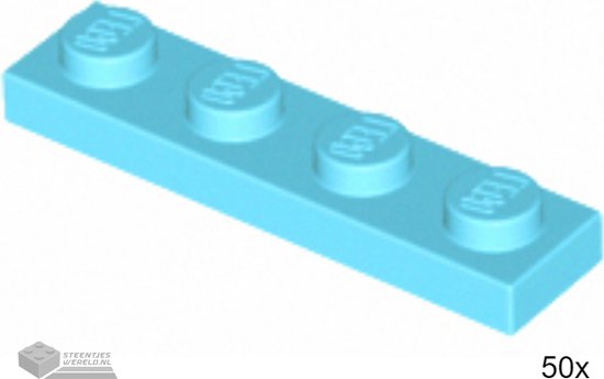 LEGO 3710 Medium azuur 50 stuks | bol.com