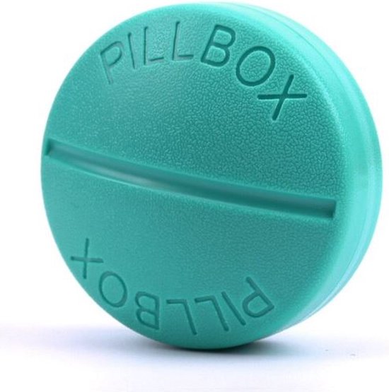 pillendoosje Pil Blauw medicijn doosje 4 vakken | bol.com