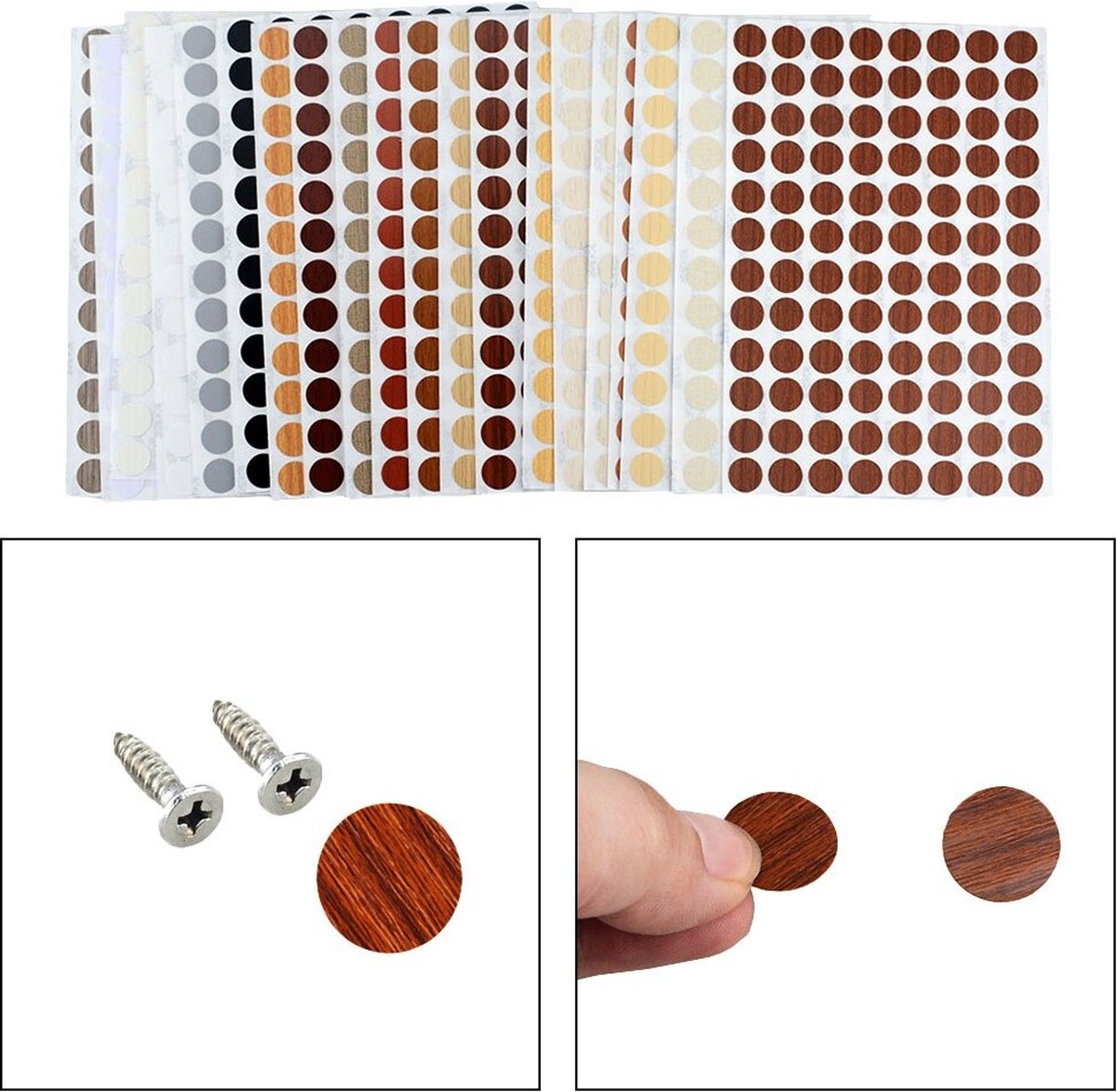 WiseGoods Premium Meubel Stickers Voor Schroeven - Schroef Meubels ...