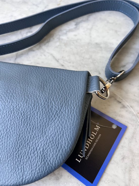 Lundholm heuptasje dames festival blauw - echt leer - tasjes dames ...