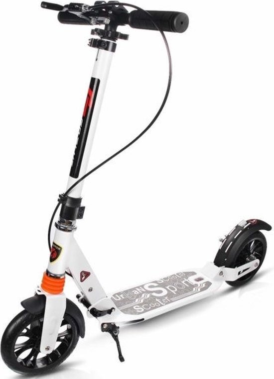 Step kinderen - met schokbreker - tot 100 kg - wit | bol