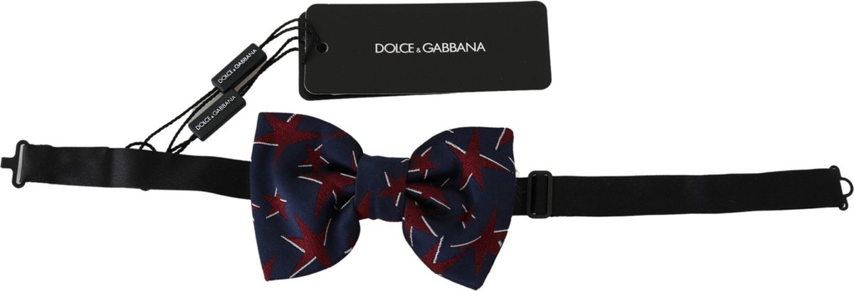 Blue Stars Print Adjustable Neck Papillon Bow Tie | bol.com