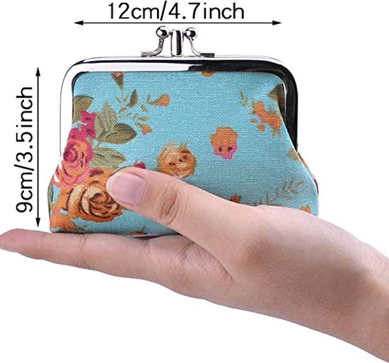 knip portemonnee dames met leuk Design - kleingeld portemonnee ...