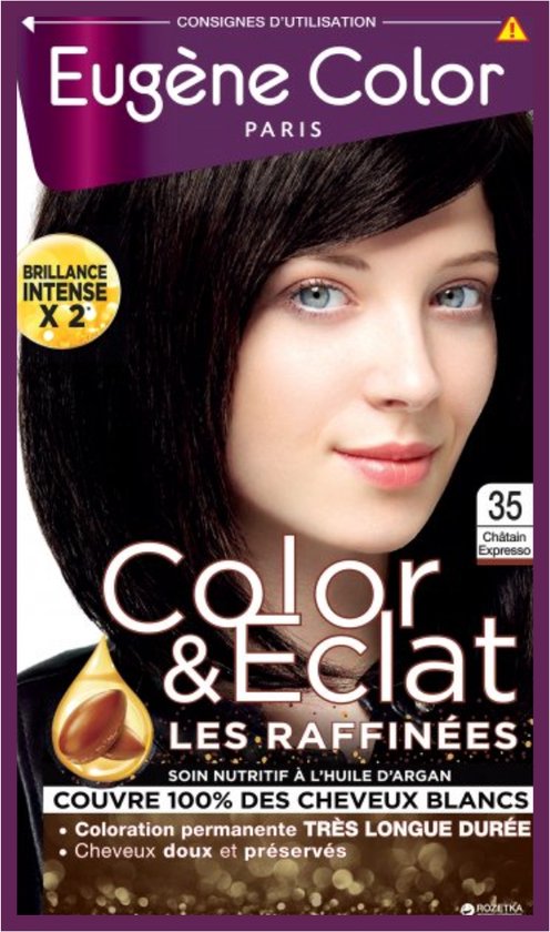 Eugène Color Haarverf Color & Protect - 35 Glans Zwart | bol
