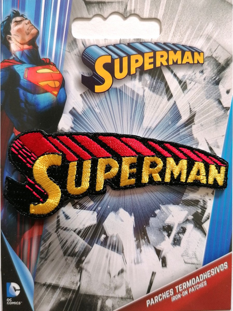 DC Comics - Superman Tekst Logo - Patch | bol
