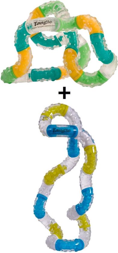 Tangle Relax Therapy + Tangle Therapy BrainTools Imagine - Groen Geel - COMBO 2 Pack | bol