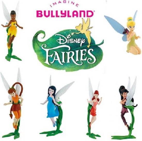 Disney - Tinkerbel - speelset elfjes - 6 figuurtjes - kunststof - 8 cm ...