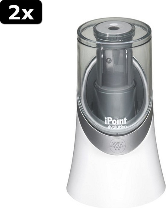 2x Westcott AC-E55031 Puntenslijper IPOINT Evolution Wit, Electrisch ...