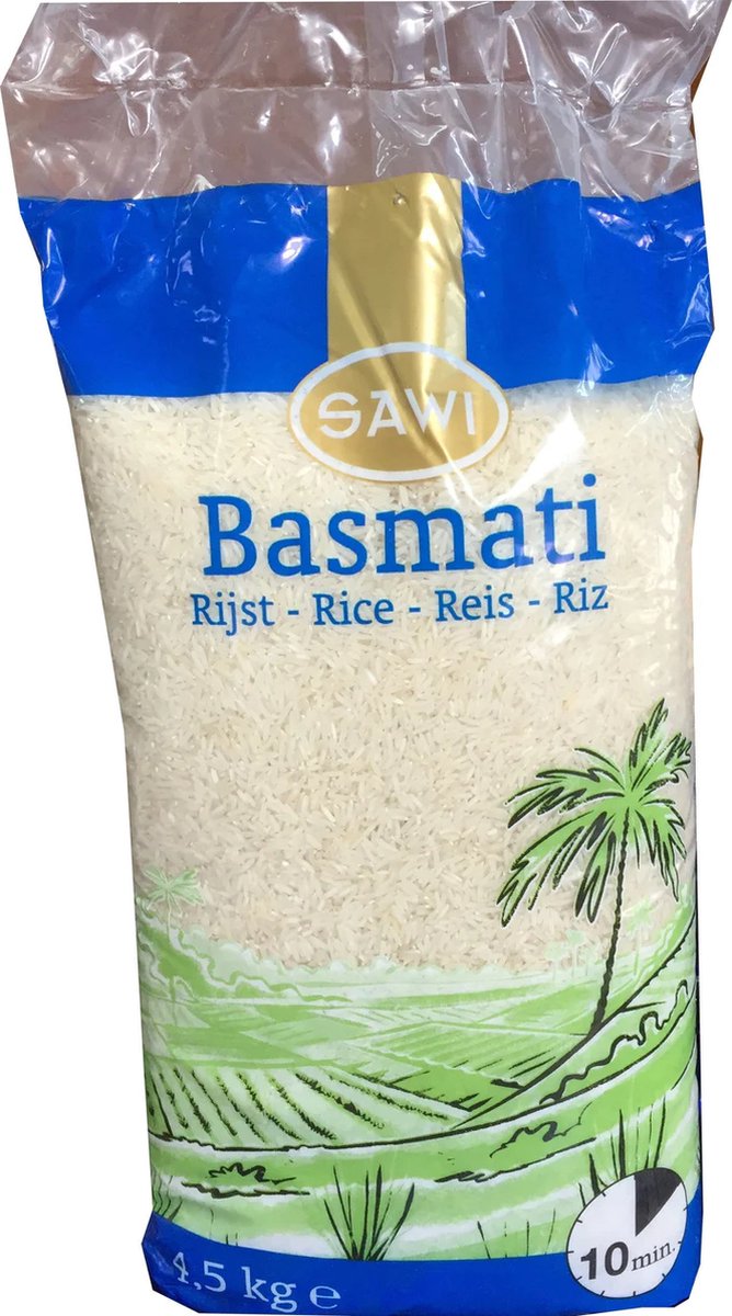 Sawi Basmati rijst - 4,5kg | bol
