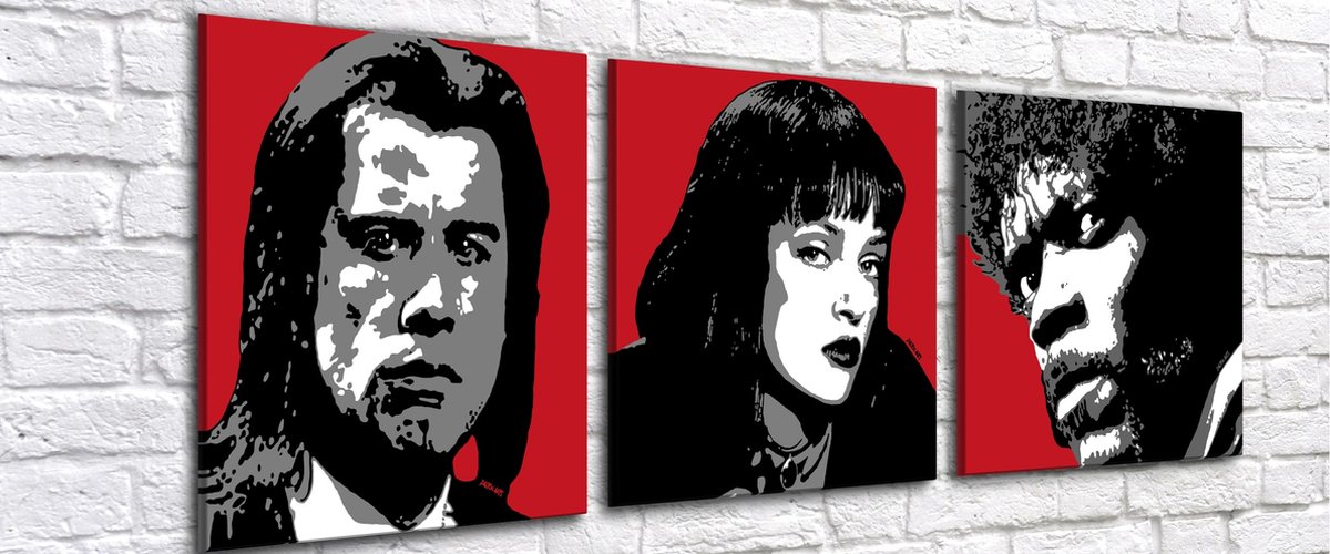 Pop Art Pulp Fiction x3 | bol.com
