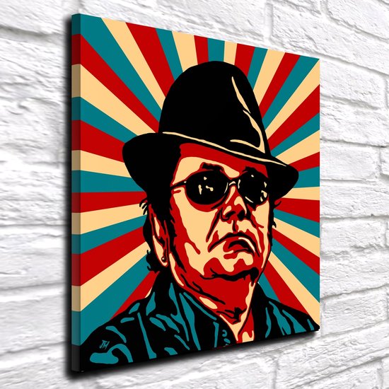 Toile Pop Art Andre Hazes - 70 x 70 cm - 2 cm d'épaisseur - Peintures sur Toile - Sur... | bol.com