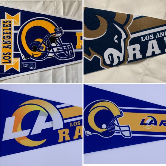 USArticlesEU - Los Angeles Rams - LA - NFL - Vaantje - Wimpel - Vlag - American... | bol