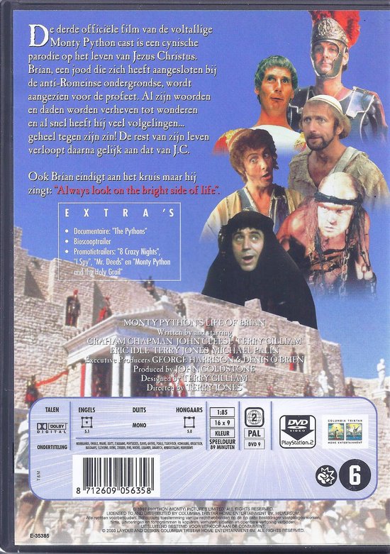 Monty Python's Life Of Brian (Dvd), John Cleese | Dvd's | bol